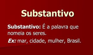 Substantivo, exemplos de uso em frases